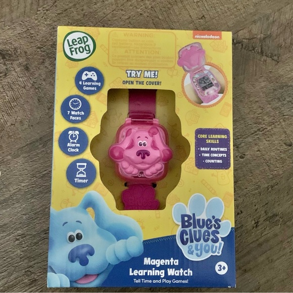 Accessories | Leap Frog Blues Clues And You Magenta Learning Watch ...